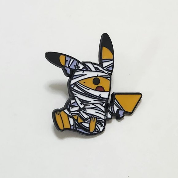 Accessories | Pokmon Pikachu Mummy Halloween Costume 1 Metal Enamel Pin ...